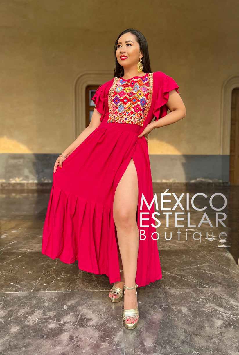 VESTIDO DAYANA / RAYÓN – MEXICO ESTELAR