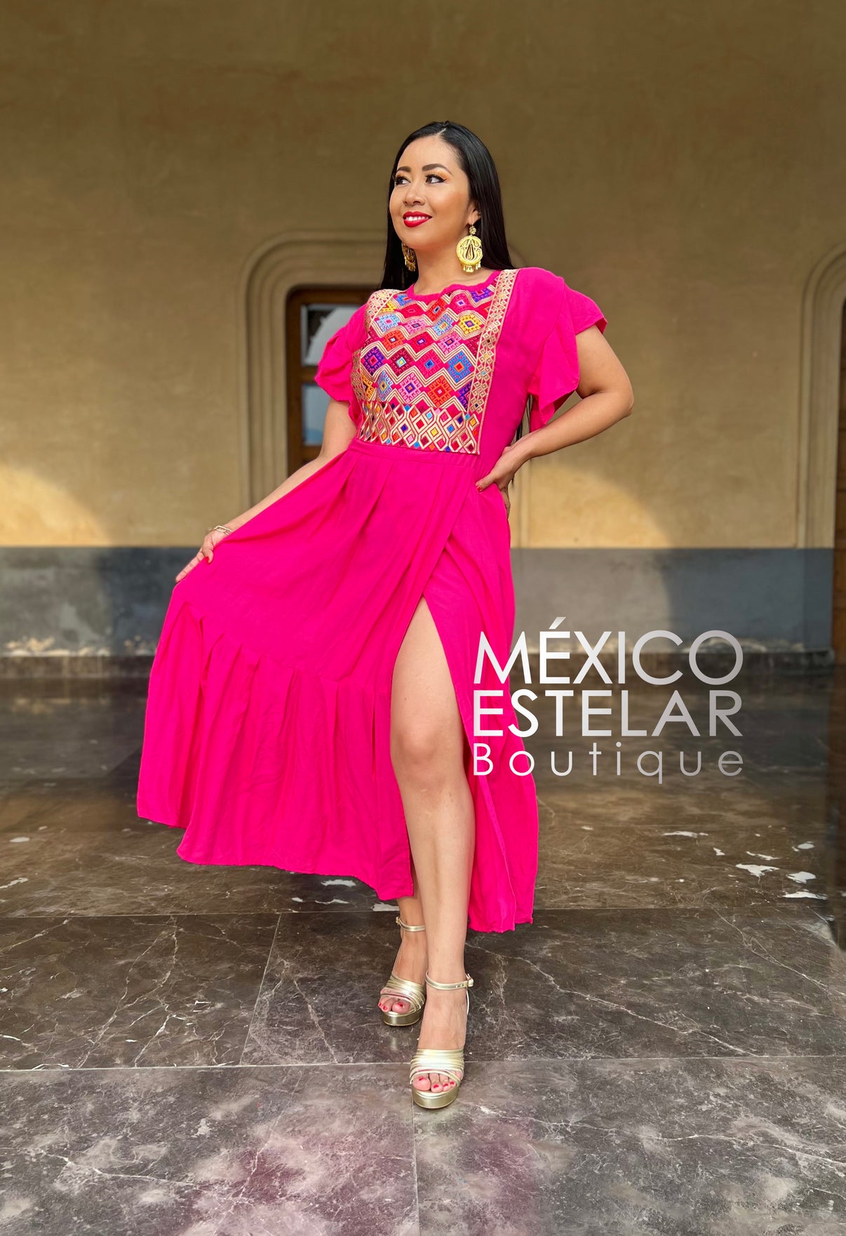 VESTIDO DAYANA / RAYÓN – MEXICO ESTELAR
